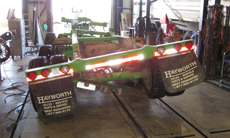 Truck and Trailer Frame Straightening - Hayworth Equipment Sales, Edmonton