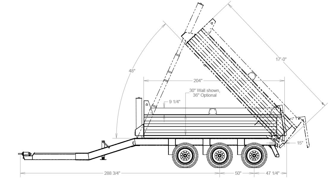 Load Line Pony Pup Dump Trailer - Hayworth Equipment Sales, Edmonton