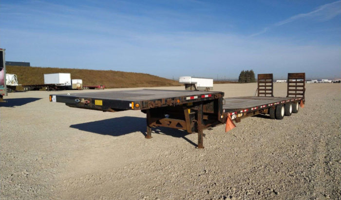 2012 BWS Step Deck Machinery Trailer - Hayworth Equipment Sales